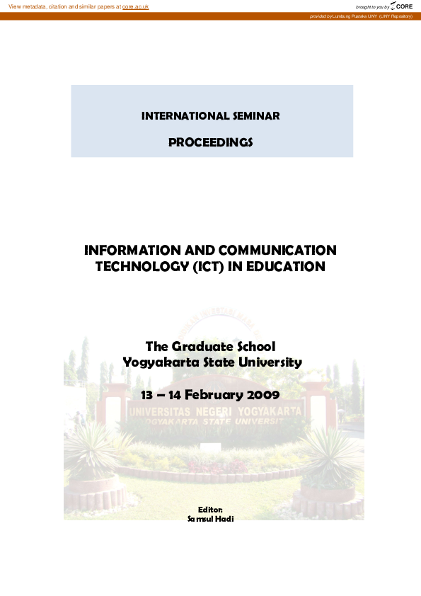 (PDF) Model E-Learning Readiness Sebagai Strategi Pengembangan Elearning