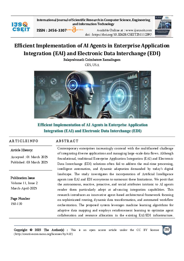 (PDF) Efficient Implementation of AI Agents in Enterprise Application Integration (EAI) and ...