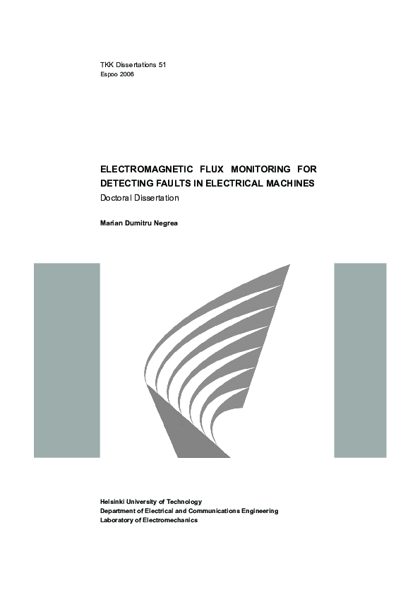 (PDF) Electromagnetic flux monitoring for detecting faults in ...