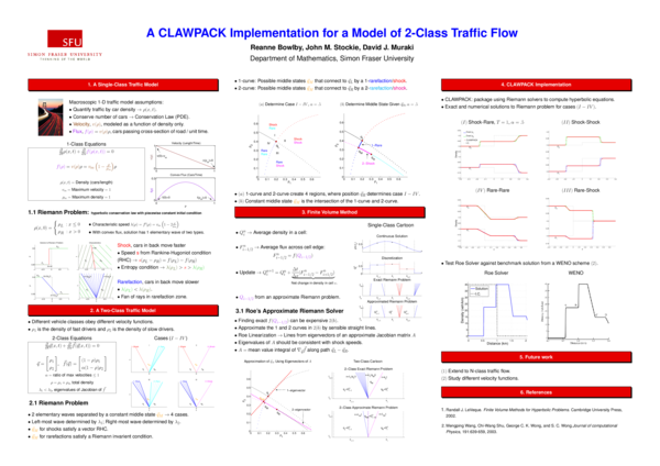 (PDF) A CLAWPACK Implementation for a Model of 2-Class Traffic Flow