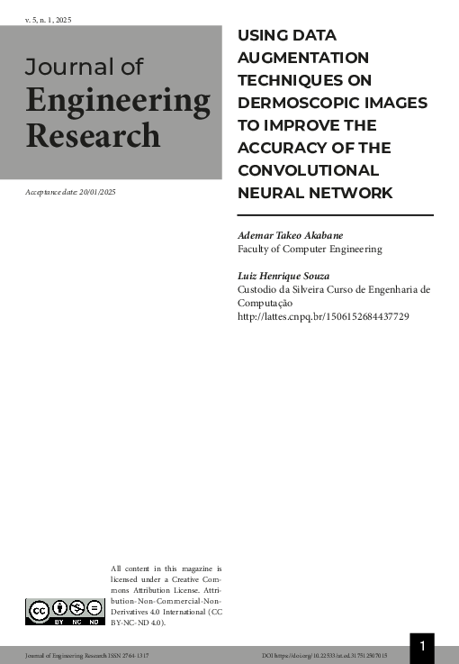 (PDF) Using Data Augmentation Techniques on Dermoscopic Images to Improve the Accuracy of the ...