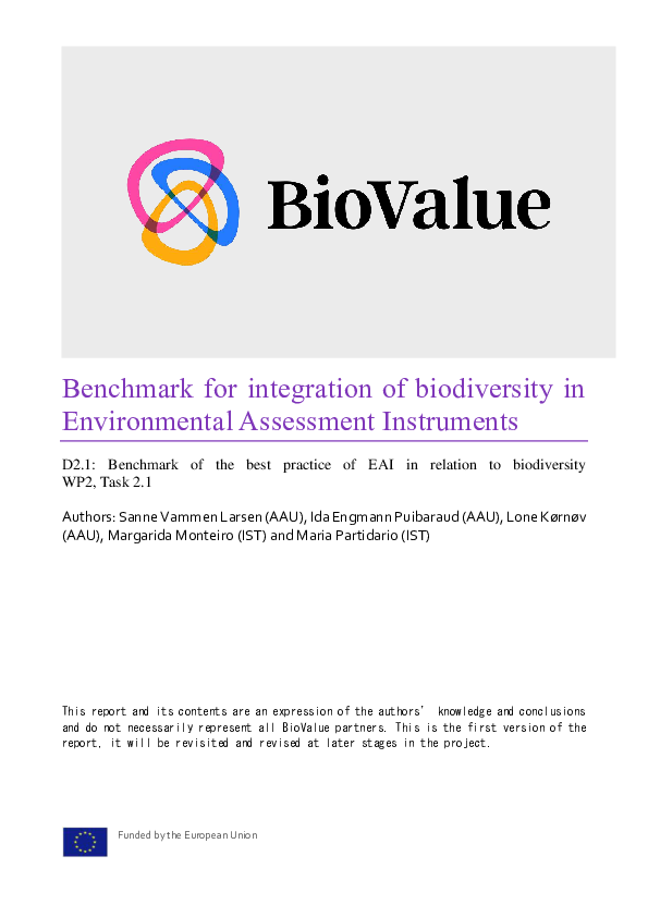 (PDF) D2.1: Benchmark of the best practice of EAI in relation to ...