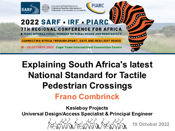 (PDF) Explaining South Africa's latest National Standard for Tactile ...