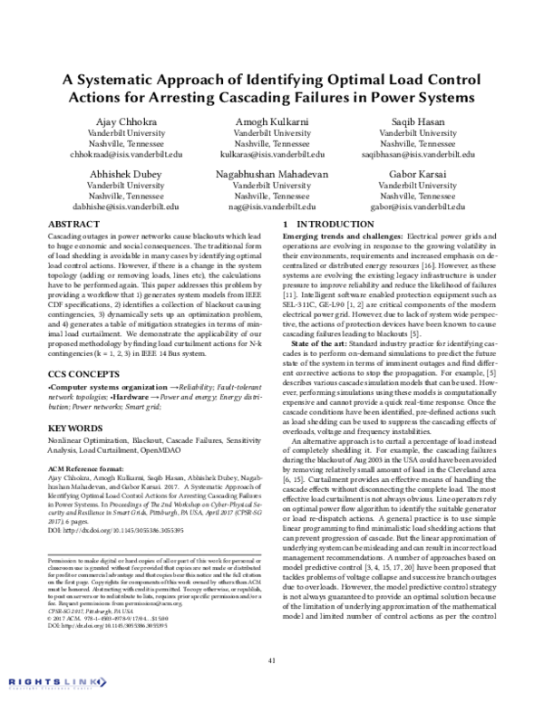 (PDF) A Systematic Approach of Identifying Optimal Load Control Actions ...