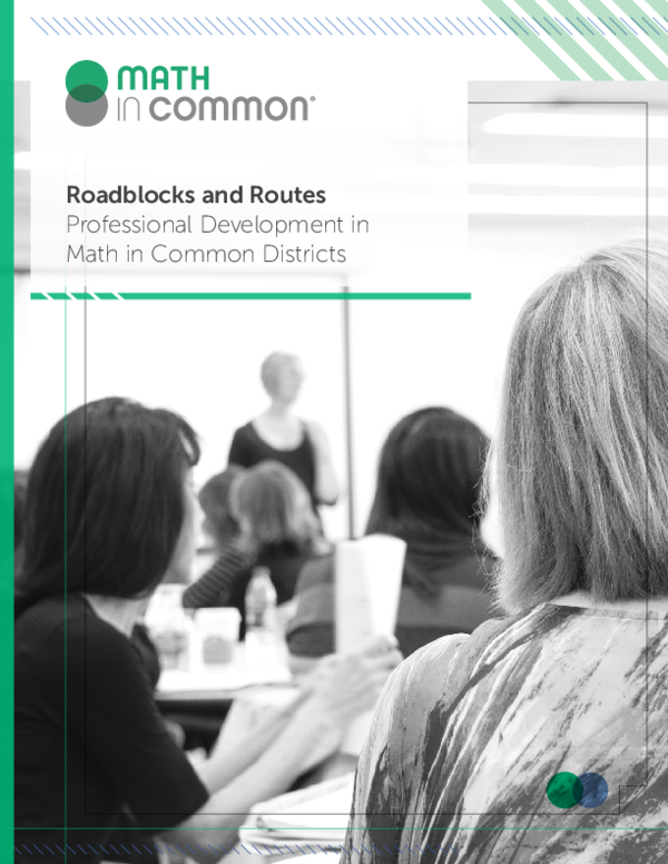 (PDF) Roadblocks and Routes: Professional Development in Math in Common ...