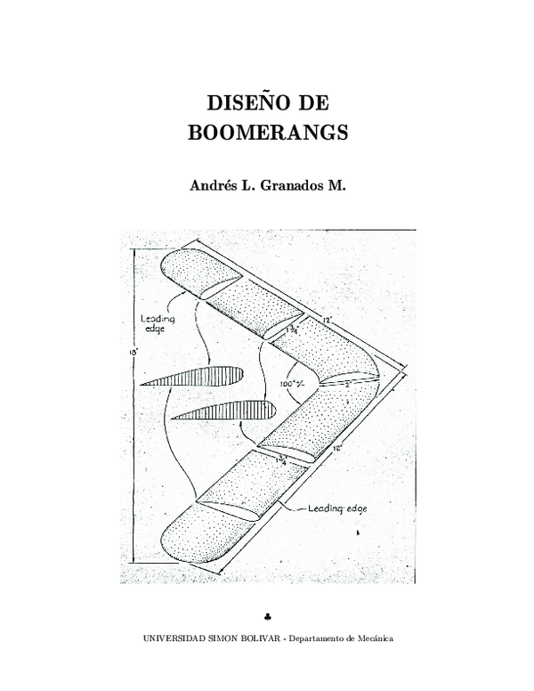 (PDF) Diseño de Boomerangs