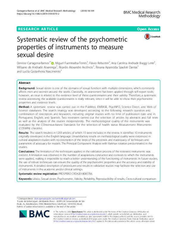(PDF) Systematic review of the psychometric properties of instruments ...