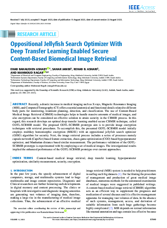 (PDF) Oppositional Jellyfish Search Optimizer With Deep Transfer ...