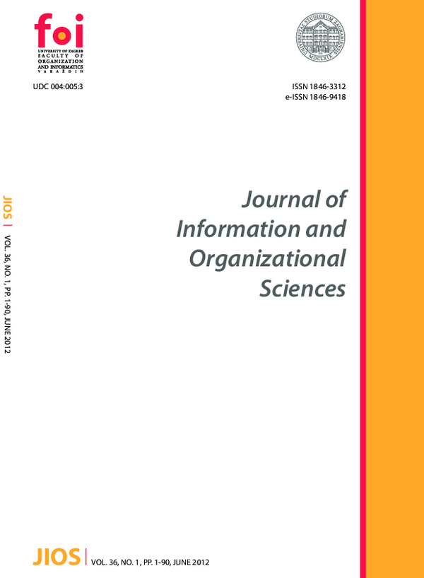 (PDF) JIOS Journal of Information and Organizational Sciences Editor ...