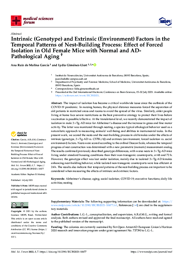 (PDF) Intrinsic (Genotype) and Extrinsic (Environment) Factors in the ...