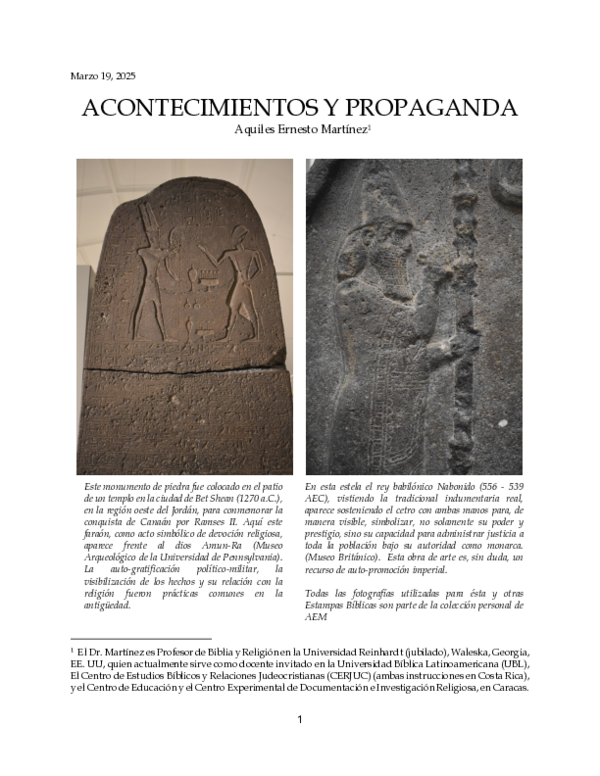 (PDF) ESTAMPAS BÍBLICAS - Acontecimientos y propaganda
