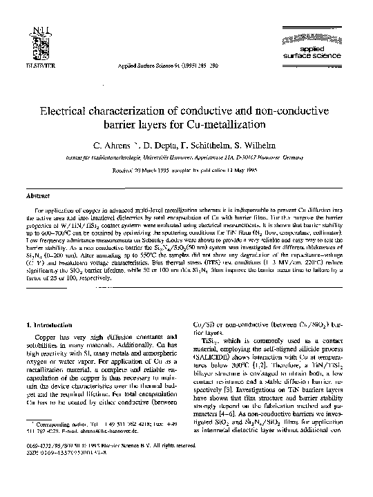 (PDF) Electrical characterization of conductive and non-conductive ...