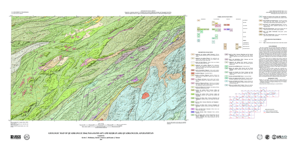 (PDF) Geologic Map of Quadrangle 3364, Pasa-Band (417) and Kejran (418 ...