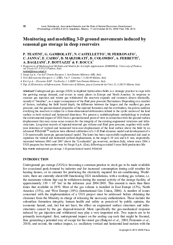 (PDF) Monitoring and modelling 3-D ground movements induced by seasonal ...