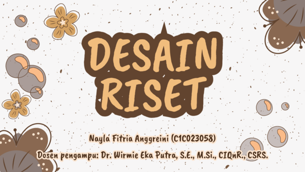 (PDF) DESAIN RISET