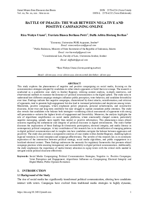 (PDF) BATTLE OF IMAGES: THE WAR BETWEEN NEGATIVE AND POSITIVE ...