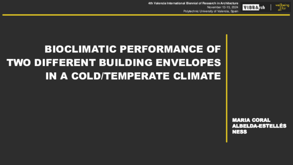 (PDF) BIOCLIMATIC PERFORMANCE OF TWO DIFFERENT BUILDING ENVELOPES IN A ...