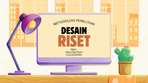 (PDF) PPT 4 DESAIN RISET