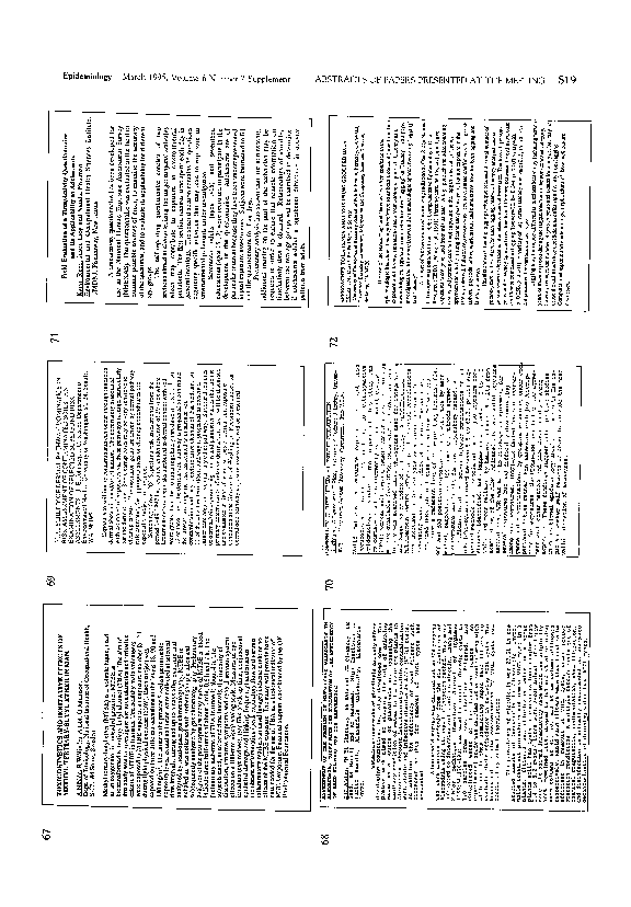 71 Field Evaluation of a Time/Activity Questionnaire and Its ...