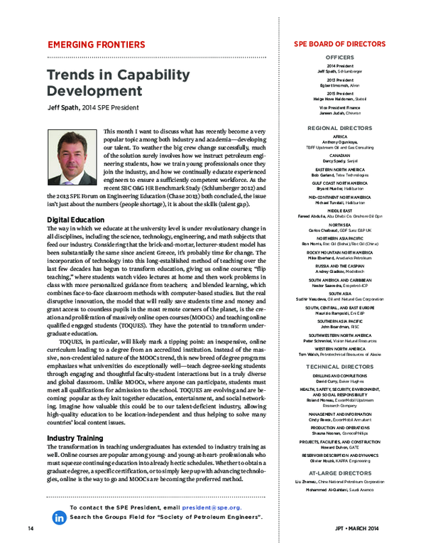 (PDF) Emerging Frontiers: Trends in Capability Development