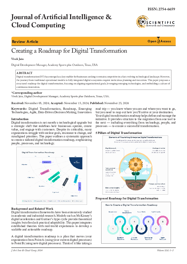 (PDF) Creating a Roadmap for Digital Transformation