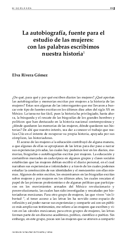 (PDF) Rivera Gómez Elva2003La Autobiografia