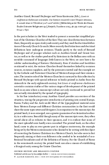 (PDF) Aurélien Girard, Bernard Heyberger and Vassa Kontouma (Eds ...