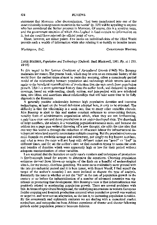 (PDF) Population and Technology