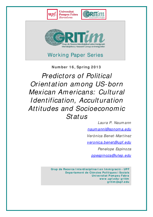 (PDF) Working Paper Series