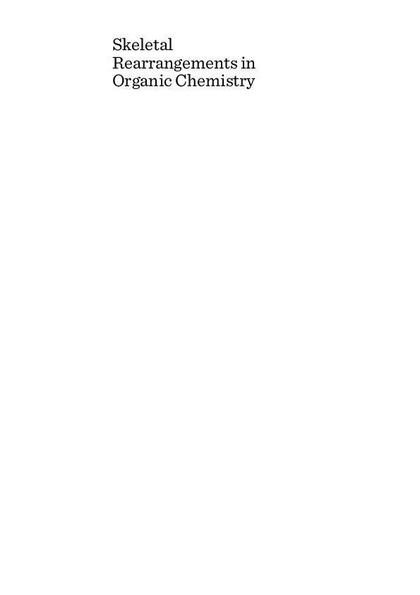 (PDF) Skeletal Rearrangements in Organic Chemistry hard man v1 (2)