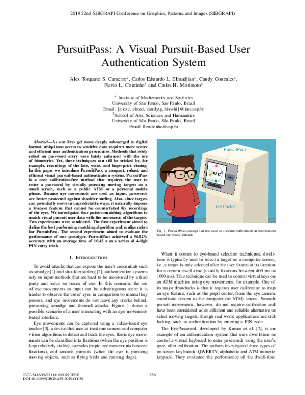 (PDF) PursuitPass: A Visual Pursuit-Based User Authentication System