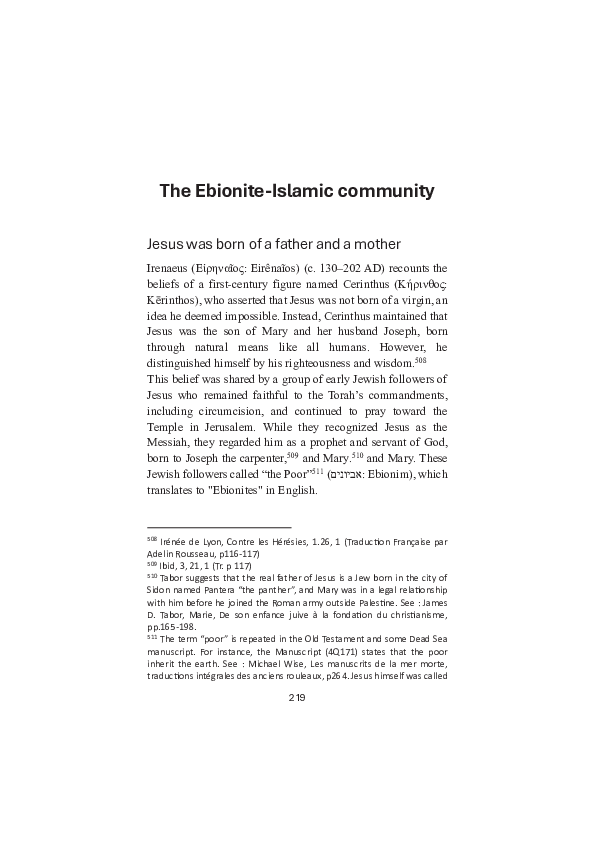 (PDF) The Ebionite-Islamic community