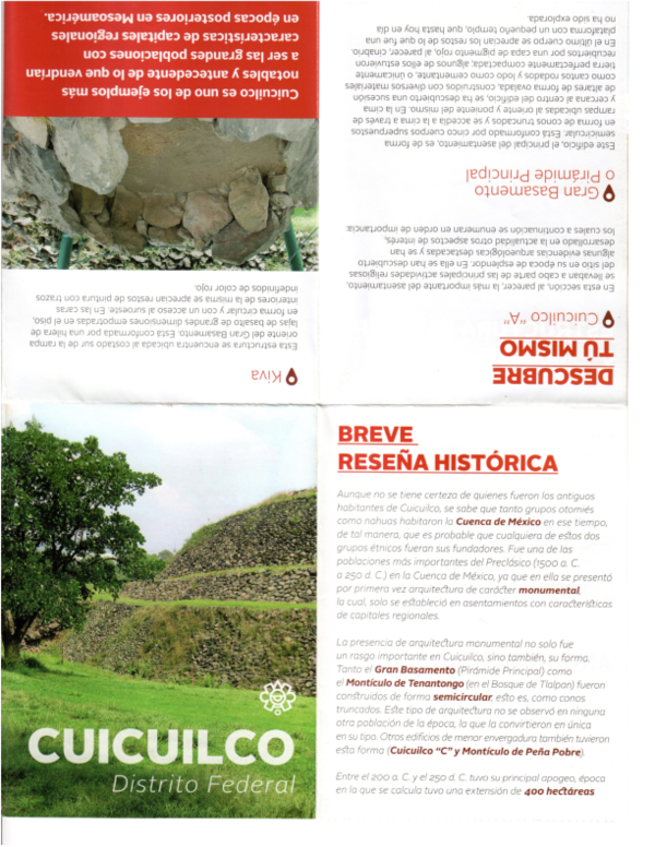 (PDF) Guía de la Zona Arqueológica de Cuicuilco
