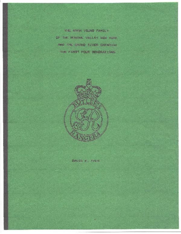 (PDF) The Adam Young (Johann Adam Jung) Family of the Mohawk Valley, NY ...