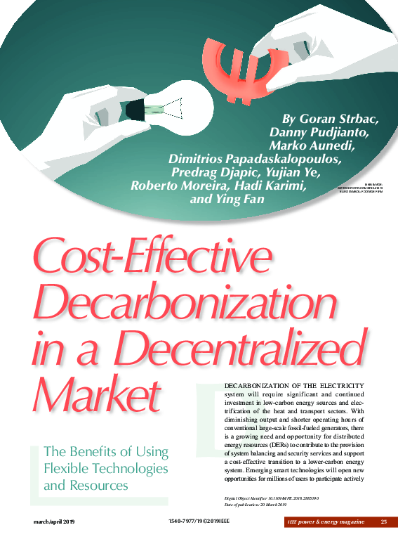 (PDF) Cost-Effective Decarbonization in a Decentralized Market: The ...