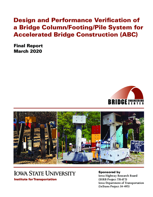 (PDF) Design and Performance Verification of a Bridge Column/Footing ...