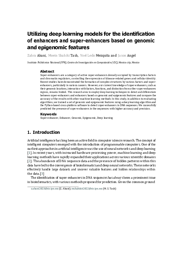 (PDF) Utilizing deep learning models for the identification of ...