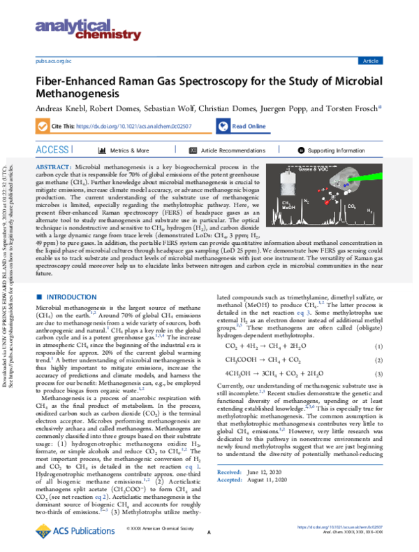 (PDF) Fiber-Enhanced Raman Gas Spectroscopy for the Study of Microbial ...