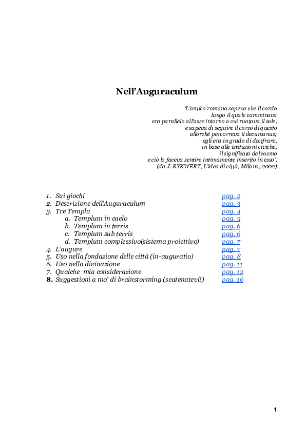 (PDF) Nell Auguraculum