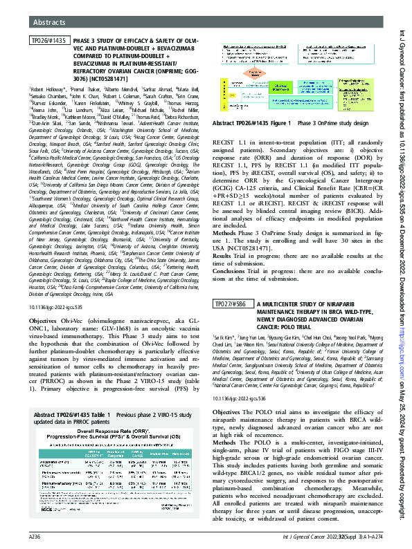 (PDF) TP026/#1435 Phase 3 study of efficacy & safety of Olvi-Vec and ...