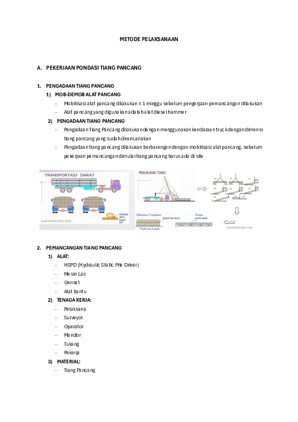 (PDF) METODE+PELAKSANAAN+PEKERJAAN+UTAMA