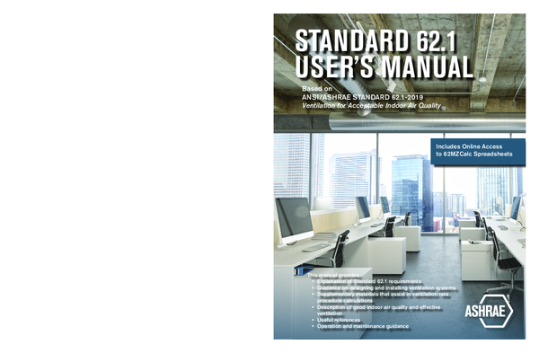 (PDF) ANSI ASHRAE 62.1 2019 User's Manual