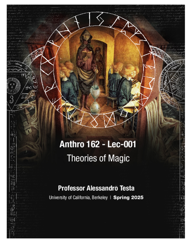 (PDF) Theories of Magic (syllabus and reader)