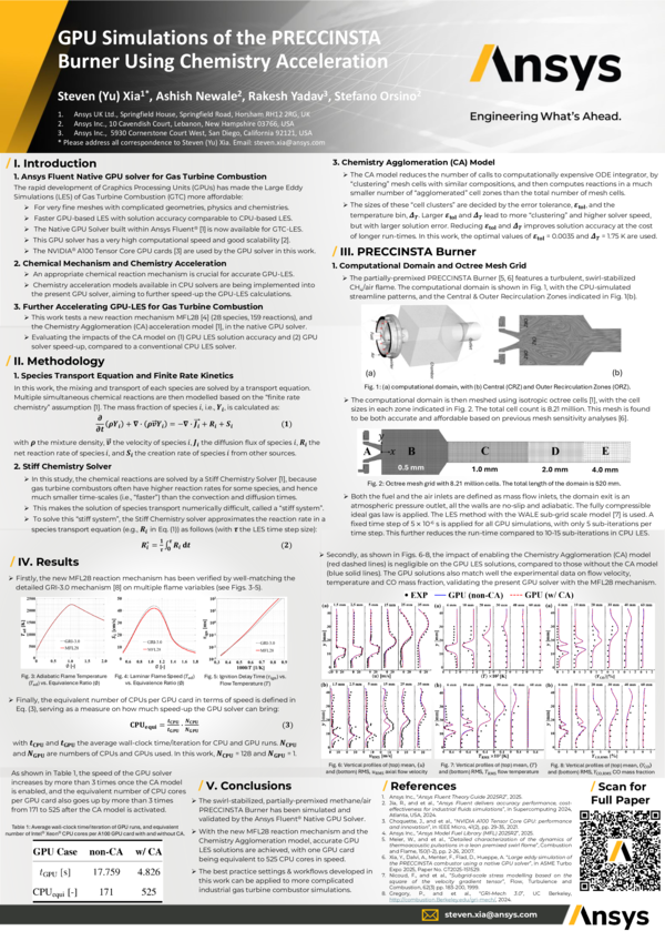 (PDF) [Poster] GPU Simulations of the PRECCINSTA Burner Using Chemistry ...