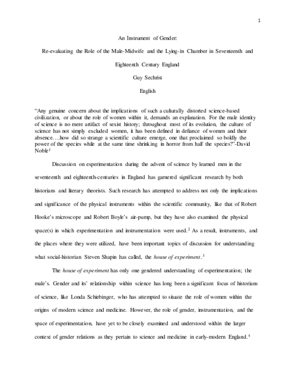 (PDF) An Instrument of Gender: Re-evaluating the Role of the Male ...