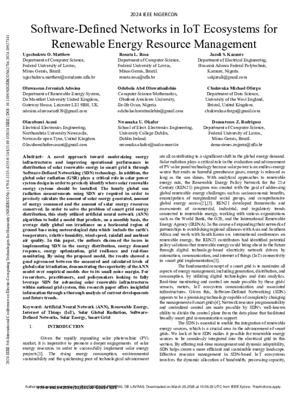 (PDF) Software-Defined Networks in IoT Ecosystems for Renewable Energy Resource Management