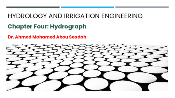 (PDF) Hydrology: Chapter4_Hydrograph