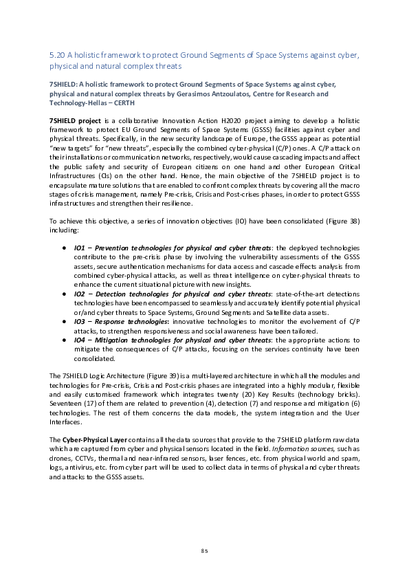 (PDF) 7SHIELD: A holistic framework to protect Ground Segments of Space Systems against cyber ...