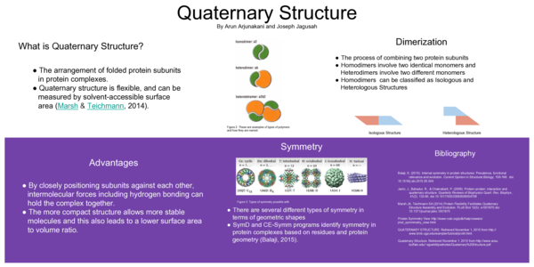 (PDF) Poster 5: Quaternary Structure
