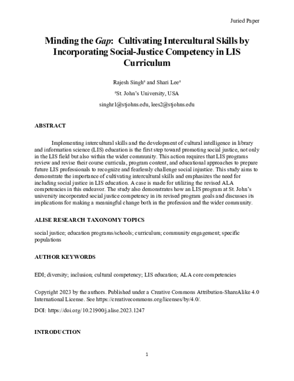 (PDF) Minding the Gap